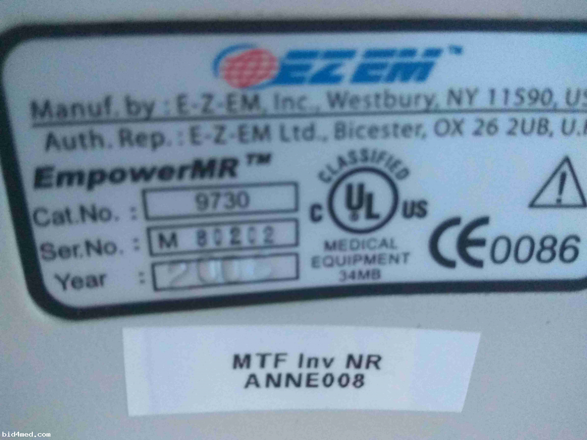 EZEM EmpowerMR CTA Contrast Injector with monitor / bid4med